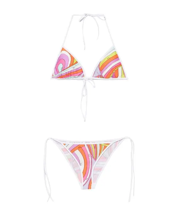 Emilio Pucci Tie-side Bikini - Multicolor
