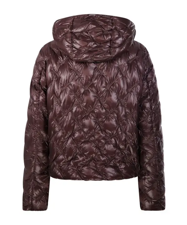 Herno Quilted Hooded Jacket - Red