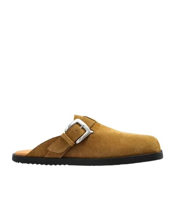 MAISON MARGIELA Tabi Buckle-fastening Mules - Brown