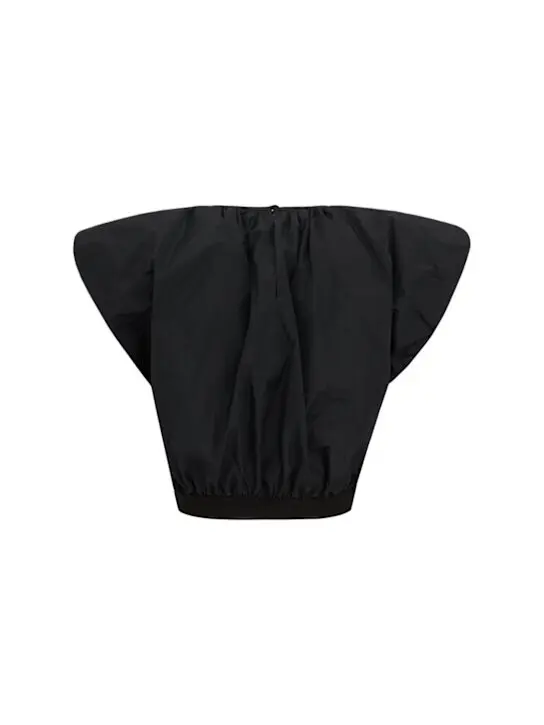 MSGM Logo Crop Top