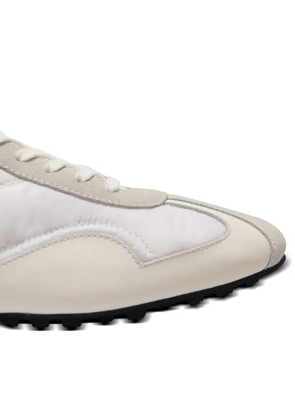Balmain Racing Low Trainers In Nylon And Leather