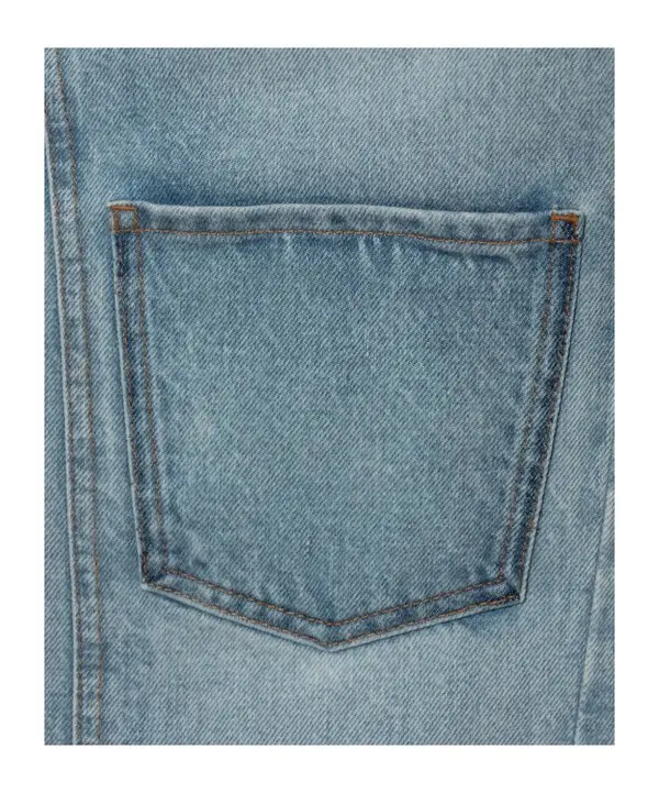 MAISON MARGIELA High-waisted Denim Midi Skirt