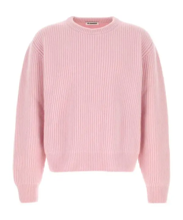 JIL SANDER Ribbed Long Sleeve Sweater