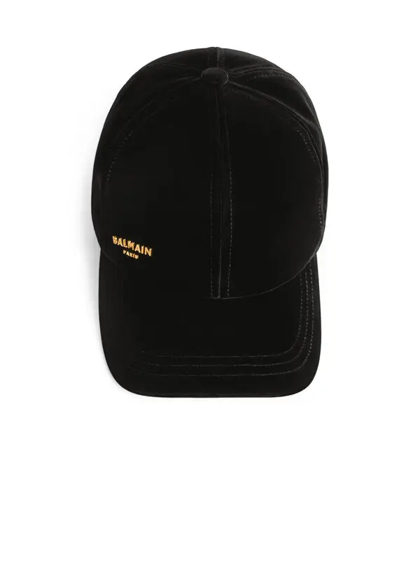Balmain Paris Velvet Cap