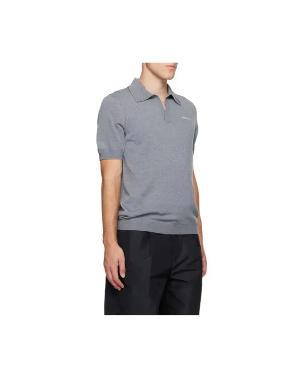 Alexander McQueen Logo-embroidered Short-sleeve Top - Gray