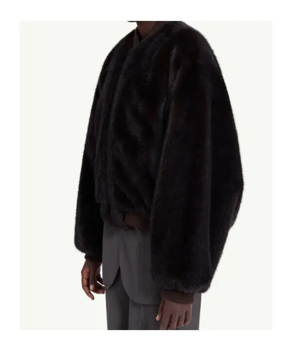 MAISON MARGIELA Furry Bomber Jacket