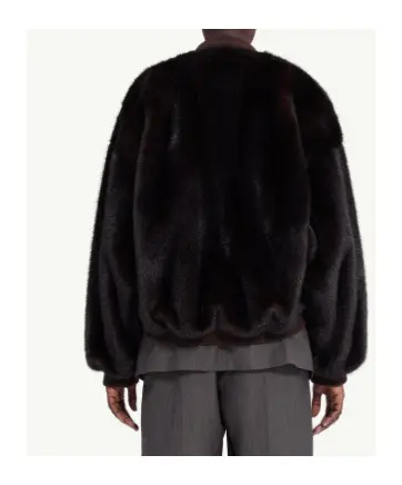 MAISON MARGIELA Furry Bomber Jacket