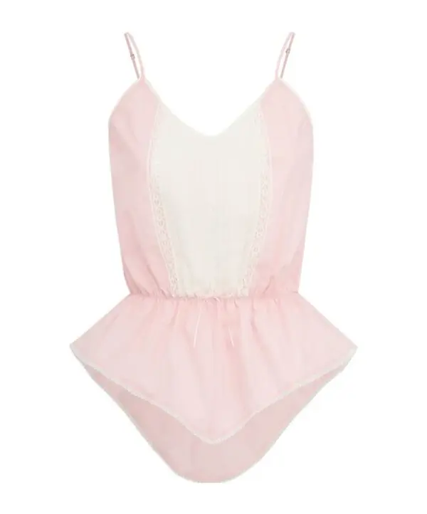 MSGM Lace Tank Top - Pink