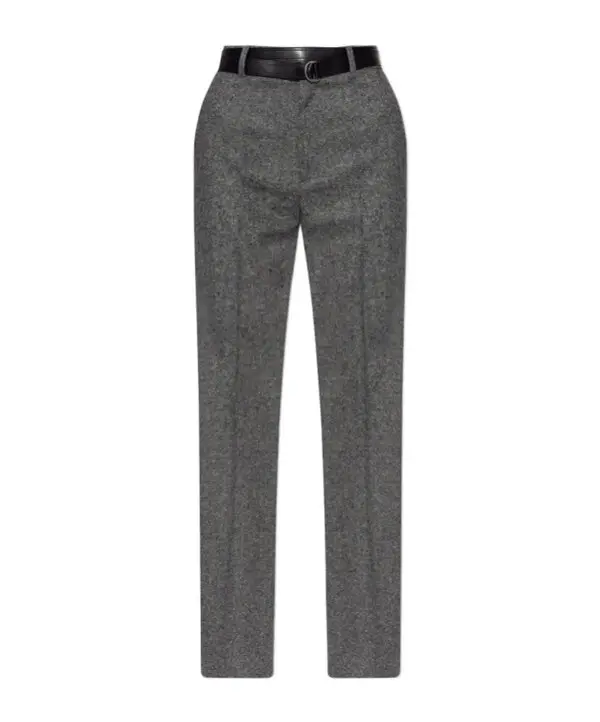 MAISON MARGIELA Belted Casual Pants - Black