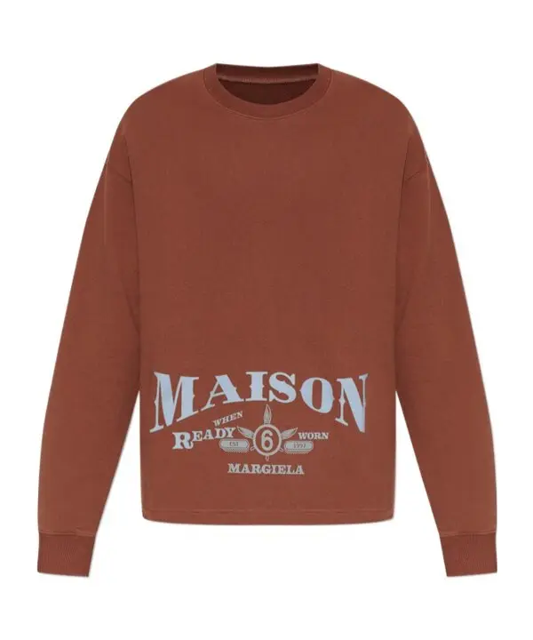 MAISON MARGIELA Crewneck Sweatshirt - Brown