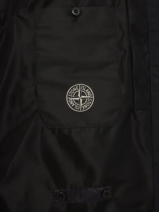 Stone Island Logo Nylon Casual Jacket