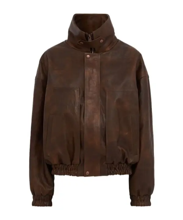 Magda Butrym Leather Jacket - Black