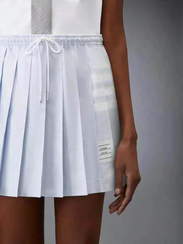 Thom Browne Drawstring Pleated Mini Skirt