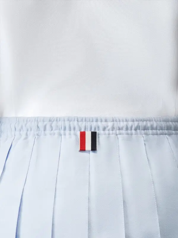 Thom Browne Drawstring Pleated Mini Skirt