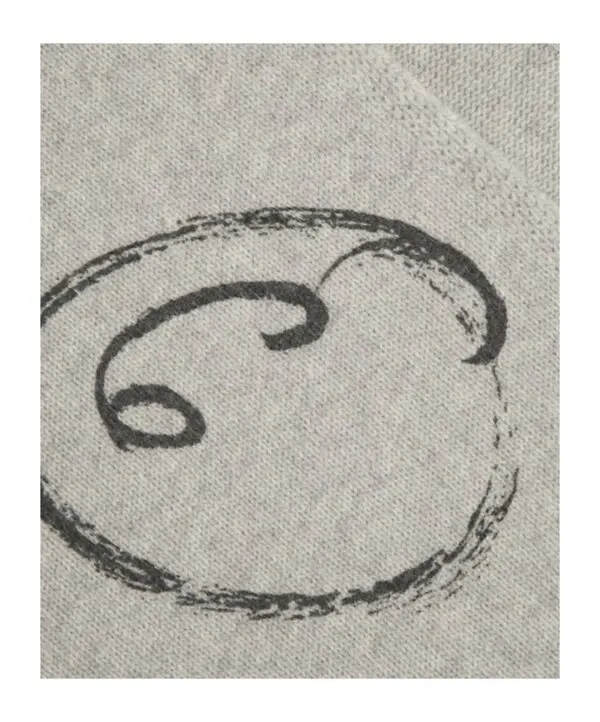 MAISON MARGIELA Logo-print Knitted Scarf