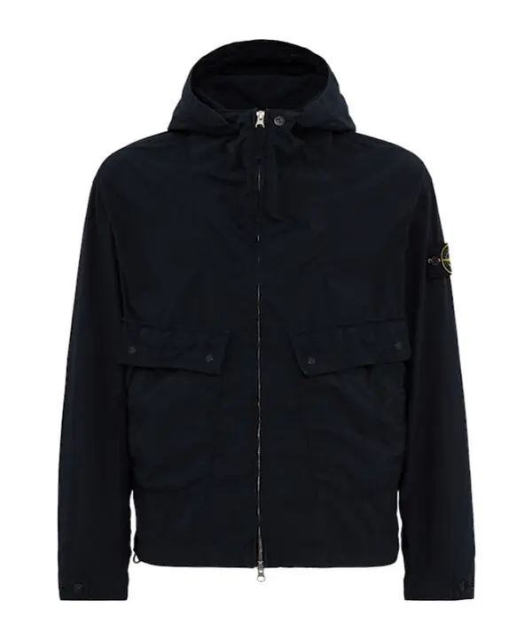 Stone Island Light Compact Touch Parka Jacket - Black
