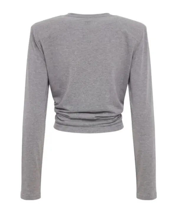 Magda Butrym Rose Detail Draped Top