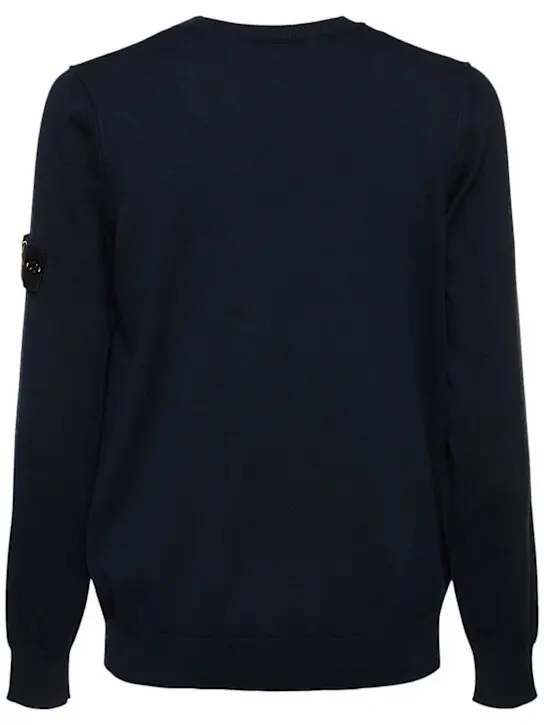 Stone Island Crewneck Sweatshirt With Sleeve Logo Detail