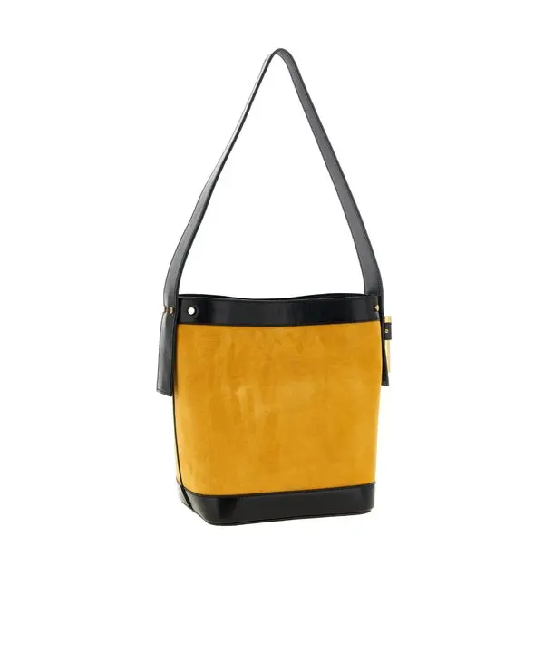 Versace Pivot Small Bucket Bag
