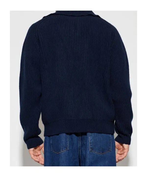 JIL SANDER Long-sleeved Zip-up Sweater