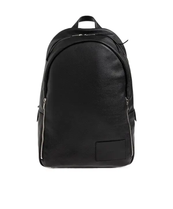 JIL SANDER Zippered Backpack - Black