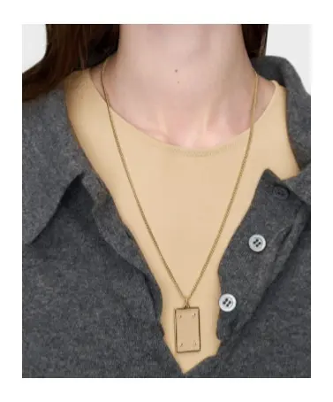 MAISON MARGIELA Four Stitches Pendant Necklace