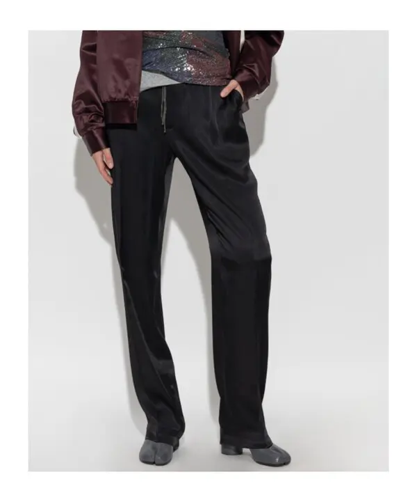 MAISON MARGIELA Satin Drawstring Trousers