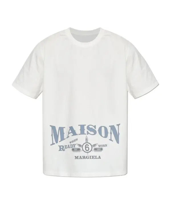 MAISON MARGIELA T-shirt With Printed Logo - White