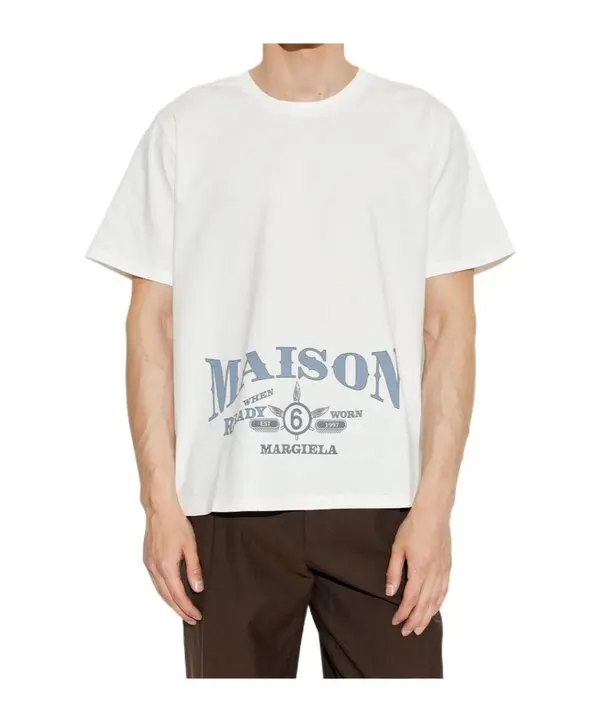 MAISON MARGIELA Logo-print T-shirt