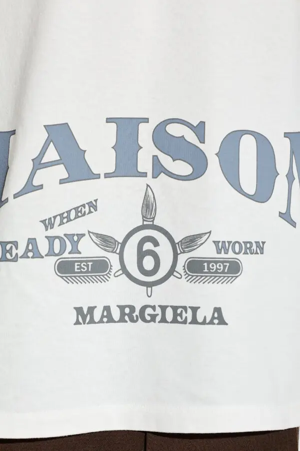 MAISON MARGIELA Logo-print T-shirt