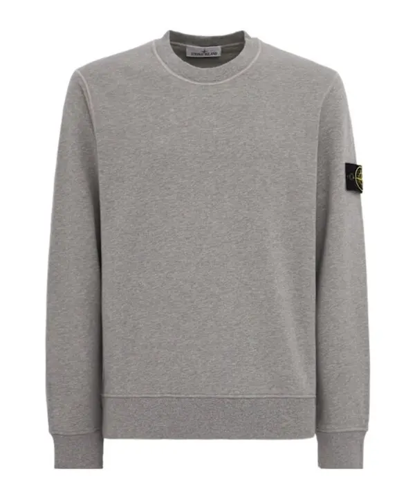 Stone Island Cotton Crewneck Sweatshirt - Gray