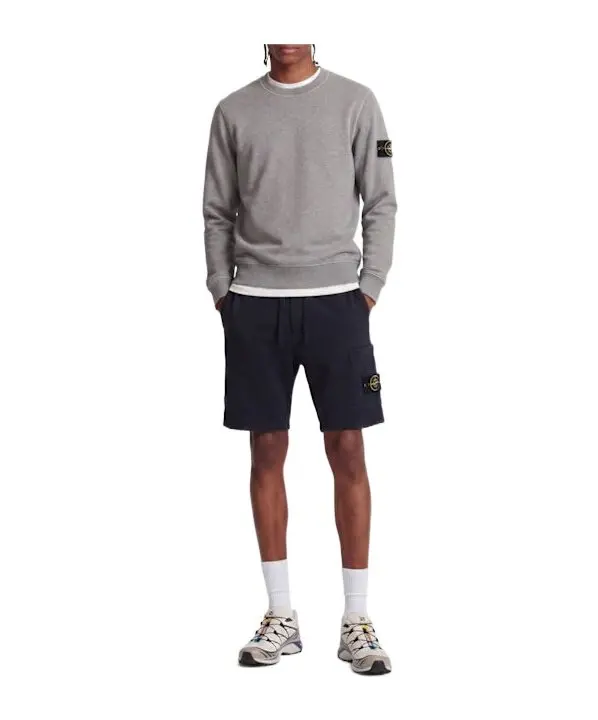 Stone Island Cotton Crewneck Sweatshirt - Gray