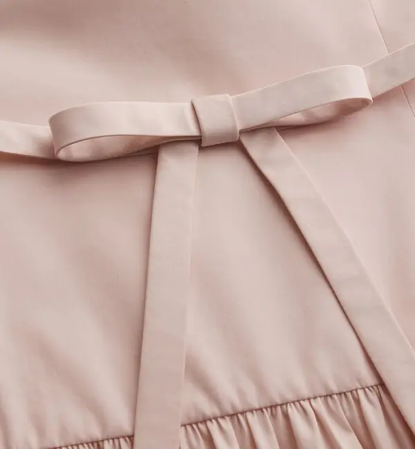 Dior Mid-length Flared Dress With Belt