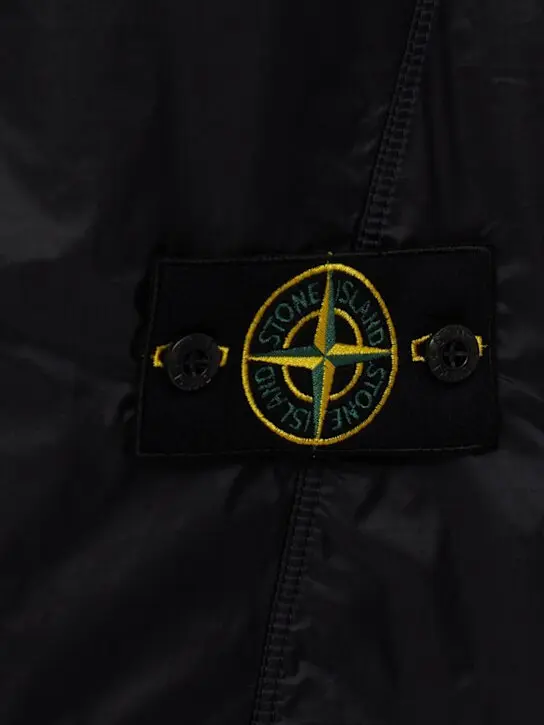 Stone Island Logo Nylon Loose Pants