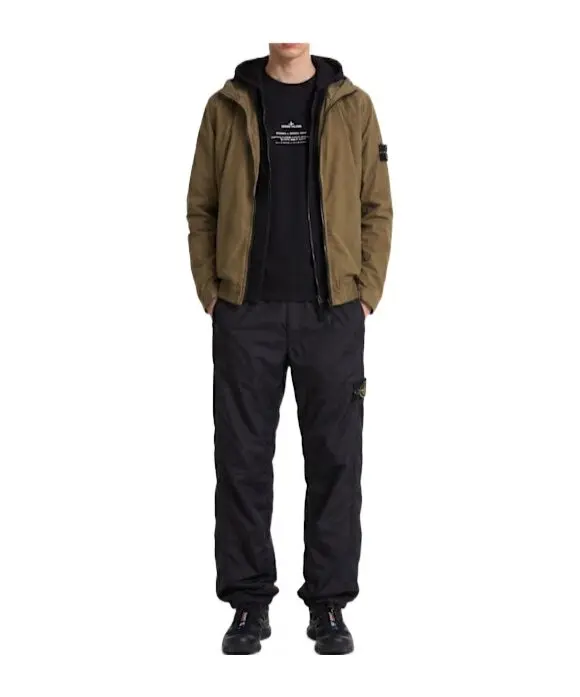 Stone Island Logo Nylon Loose Pants