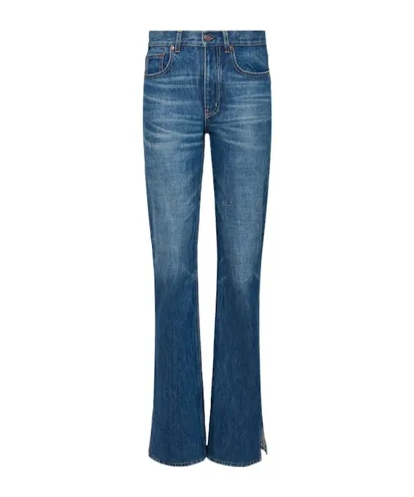 Chloé High Rise Straight Jeans - Blue