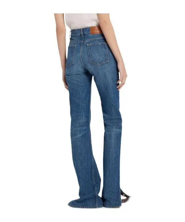 Chloé High Rise Straight Leg Jeans