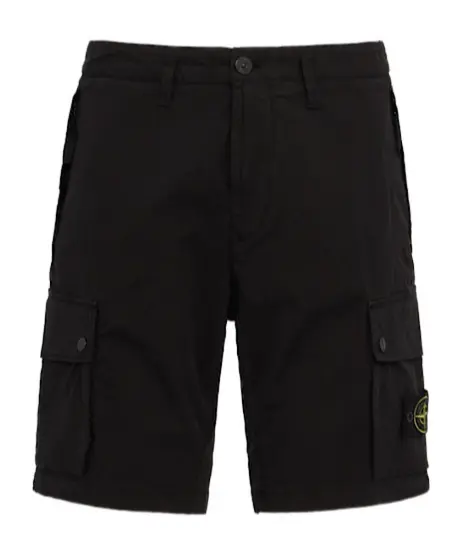 Stone Island Fitted Shorts - Black