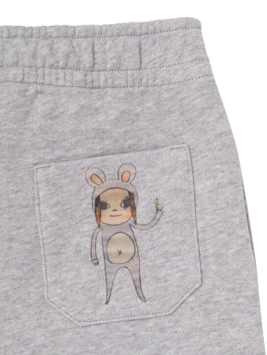 Stella McCartney Organic Cotton Sweat Shorts With Printed Graphics