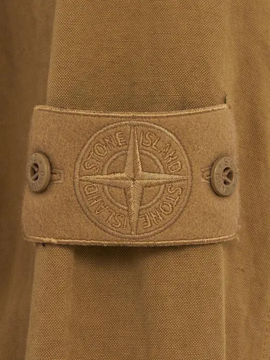 Stone Island Cotton And Linen Shirt
