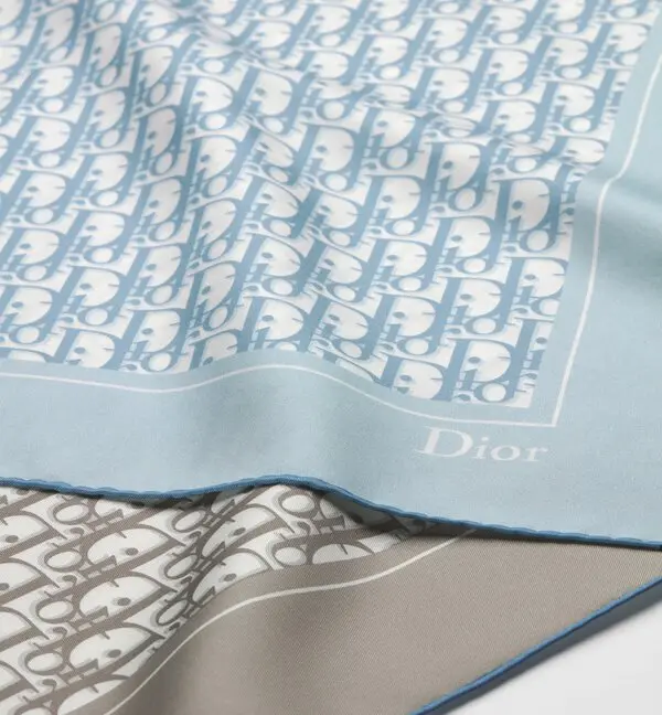 Dior Oblique 90 Square Scarf