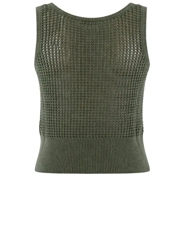 Brunello Cucinelli Sleeveless Knitted Tank Top