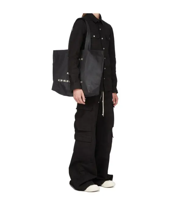 Rick Owens Temple Of Love Tote Bag - Black/pearl