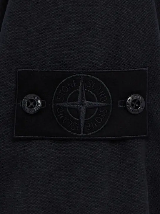 Stone Island Cotton And Linen Shirt