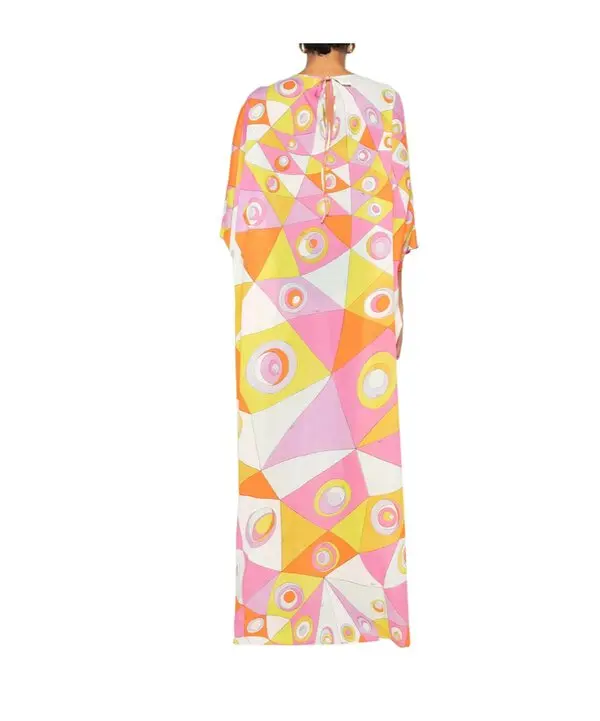 Emilio Pucci Geometric Print Maxi Dress