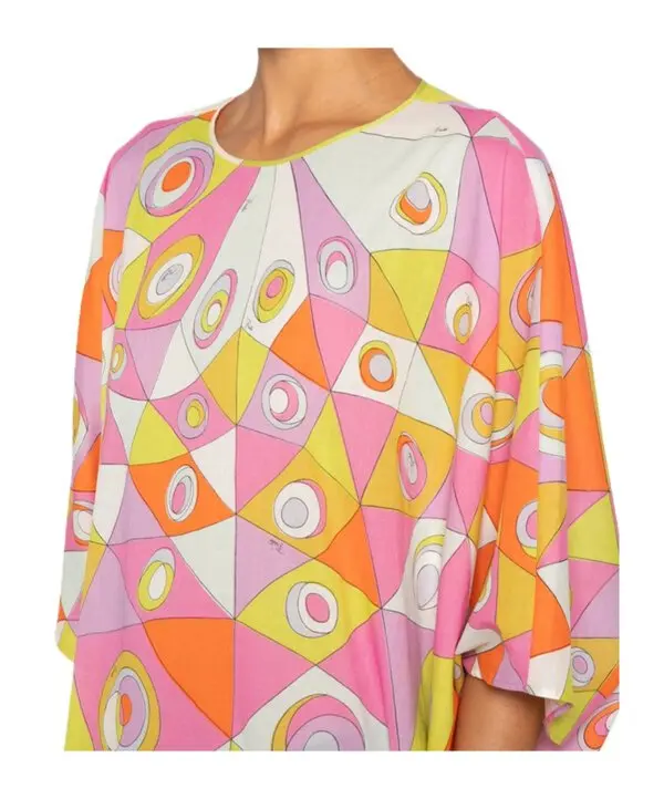 Emilio Pucci Geometric Print Maxi Dress
