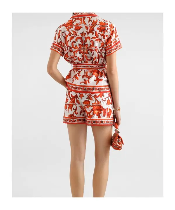 Dolce & Gabbana Short-sleeved Printed Shirt