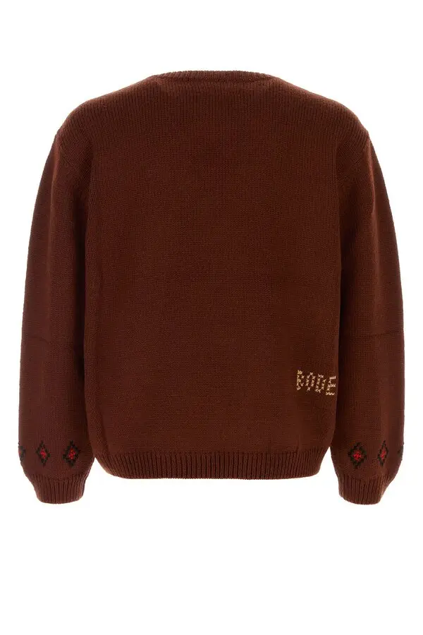 BODE Wool Oversize Scottie Sweater