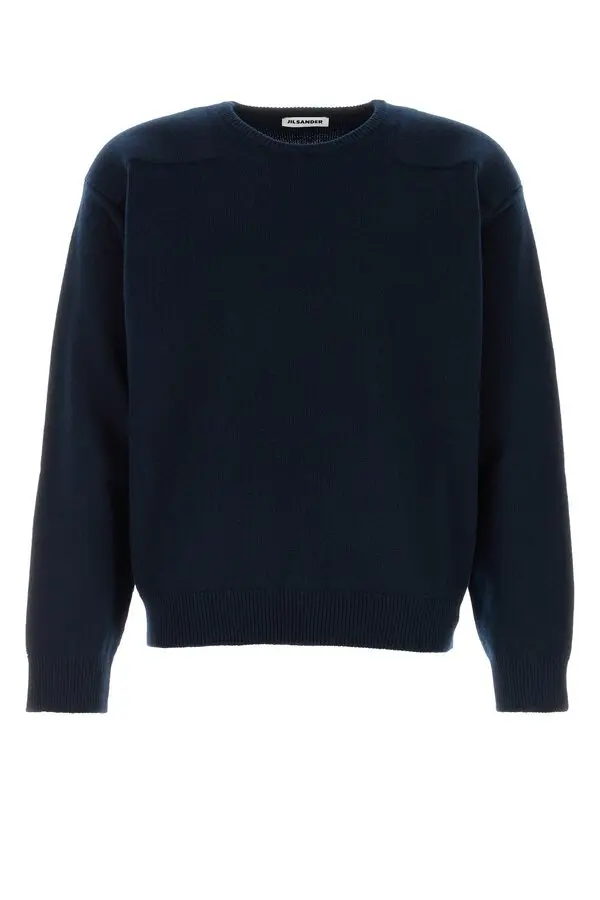 JIL SANDER Midnight Wool Blend Sweater