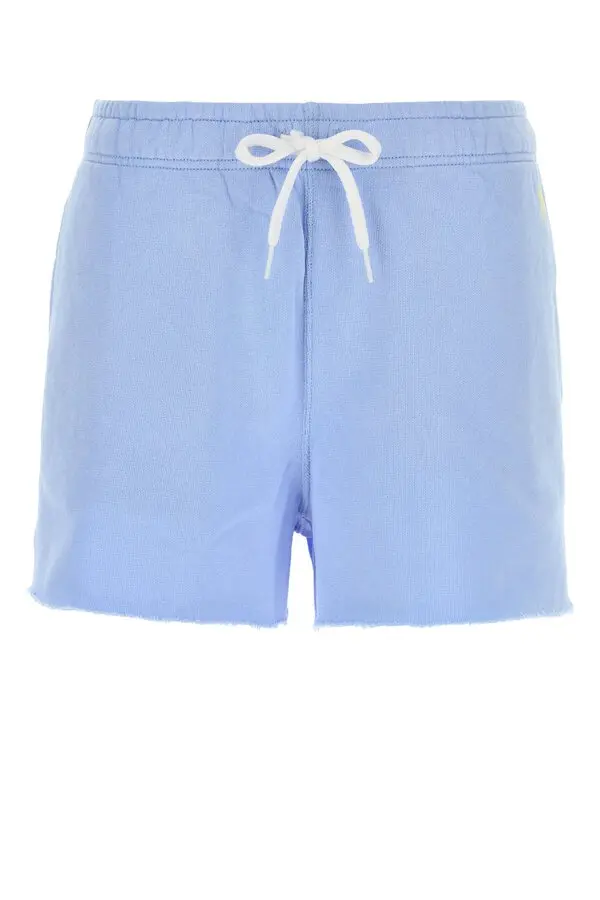 Polo Ralph Lauren Cotton Blend Shorts With Embroidered Logo